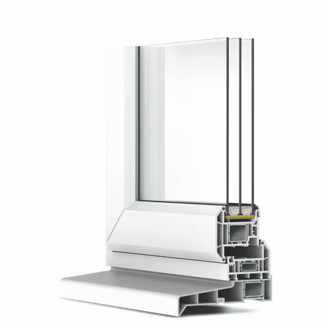 Style 8 (2 Top Fixed Over Bottom Fixed) | Windows Plus Doors